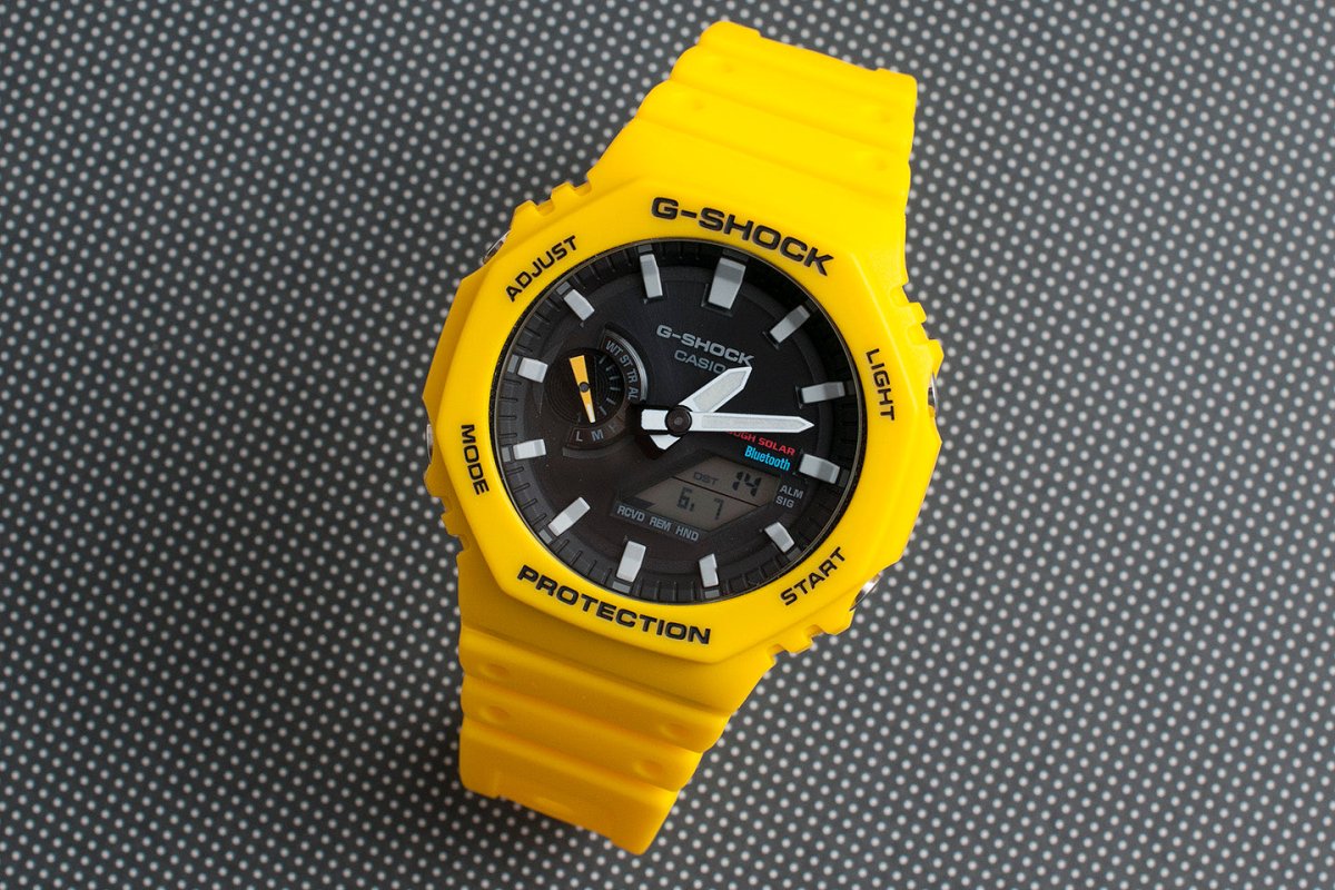 Casio G-Shock Solar Bluetooth Casioak Watch Review GAB2100 – StrapHabit